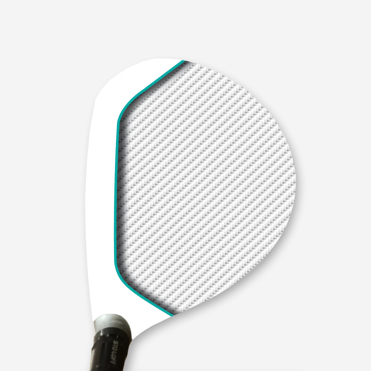 White and Blue Carbon Fibre Golf Club Wrap – Club King Customs